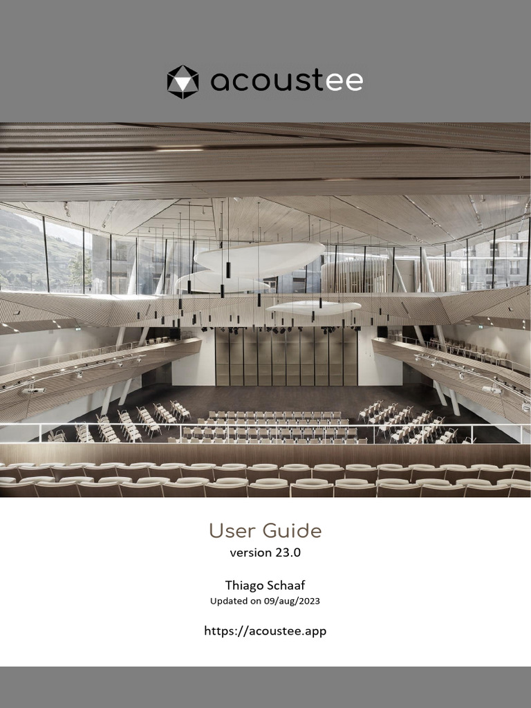 Acoustee userguide | PDF | Microsoft Excel | Reflection (Physics)