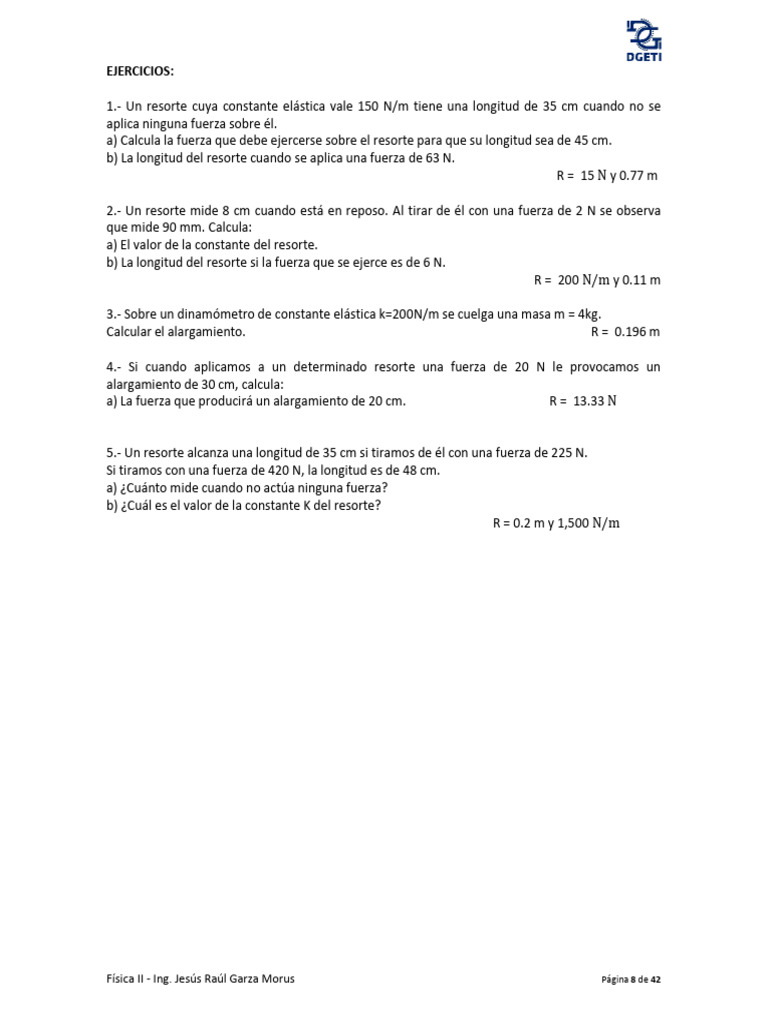 Elasticidad Ejercicios | PDF