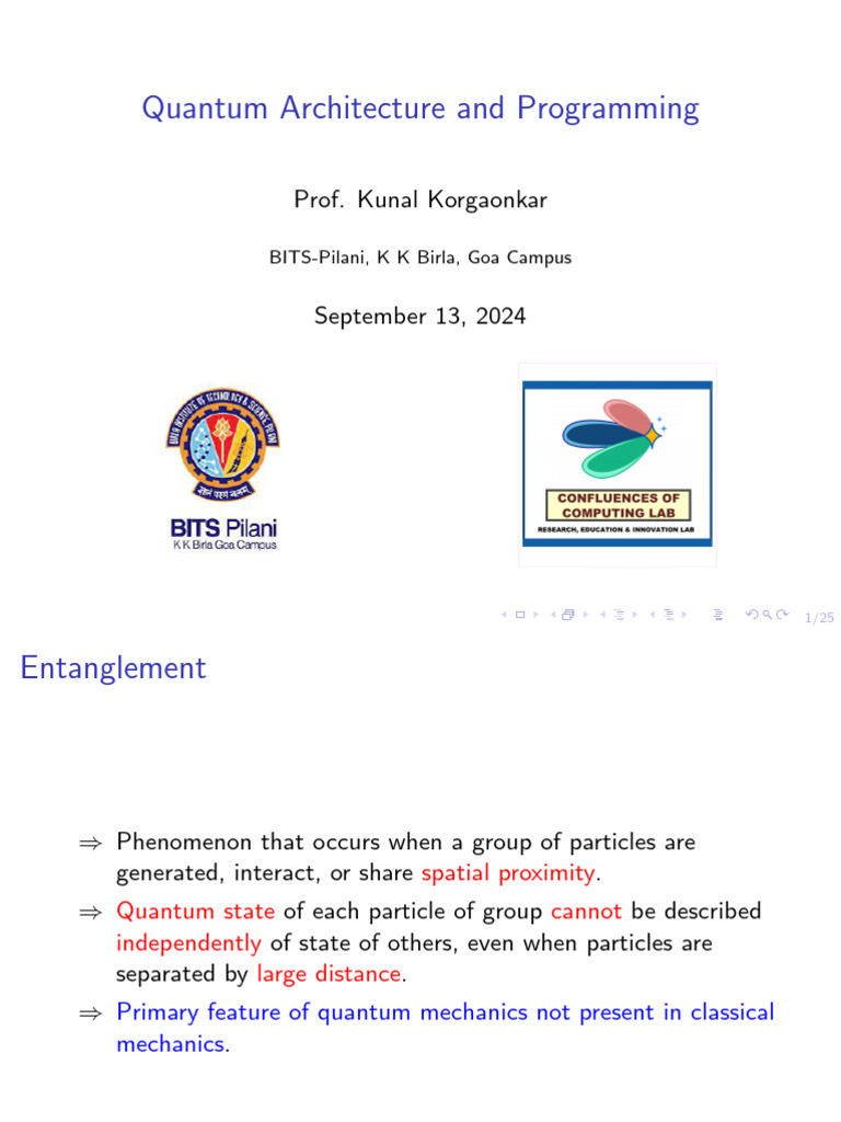 QAP Entanglement Teleportation Super Dense Coding | PDF | Quantum ...