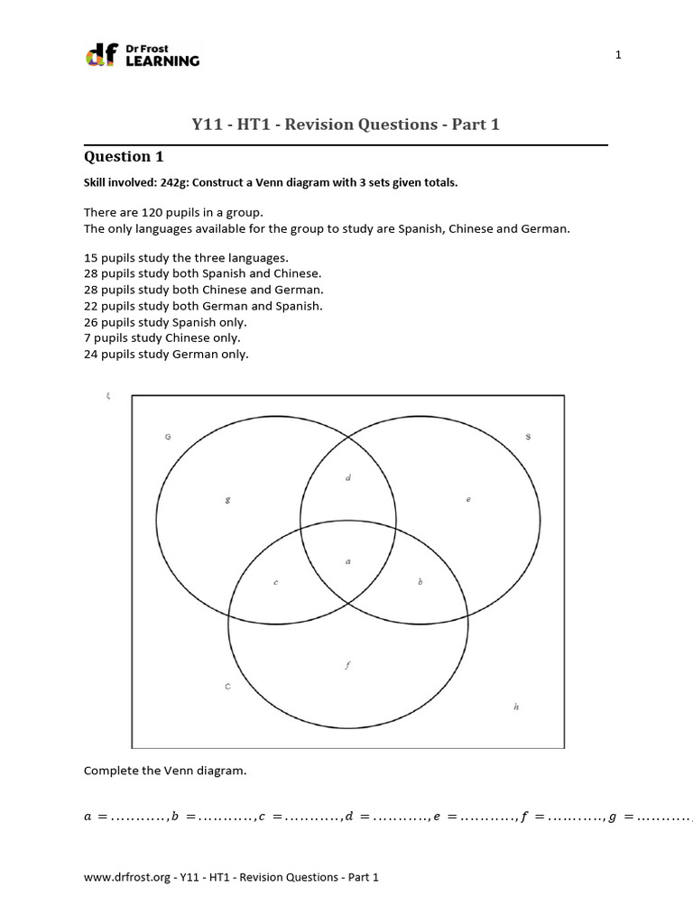 Y11 - HT1 - Revision Questions - Part 1 | PDF | Density | Volume