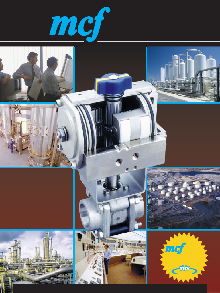 Valvulas de Bola MCF Automaticas | PDF | Valve | Mechanical Engineering