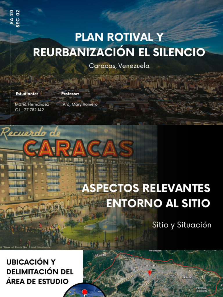 Presentación Plan Rotival y Urb. El Silencio | PDF | Venezuela
