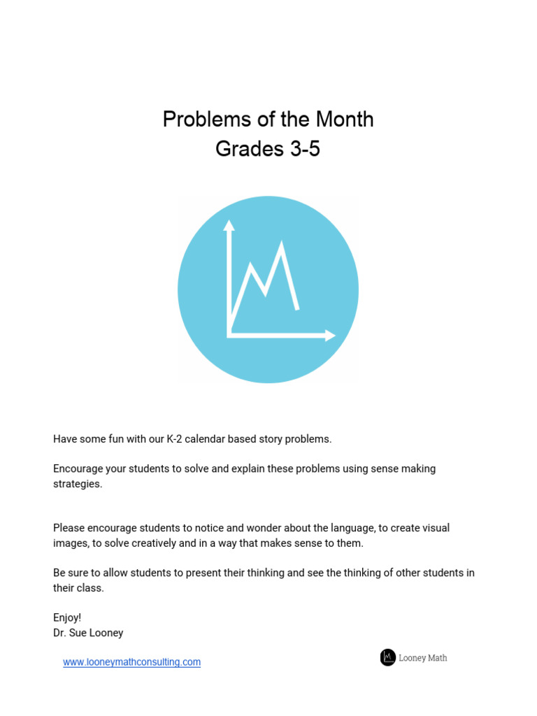 Engaging Math Problems for Grades 3-5 | PDF | Sports & Recreation | Wellness