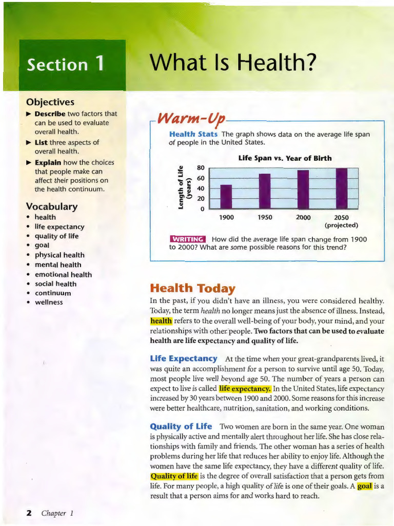 Prentice Hall Health 2014 Student Editio-2-27 | PDF | Mental Health | Risk