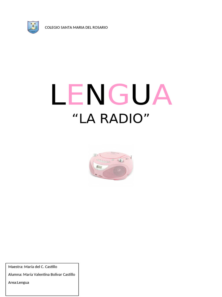 La Importancia de la Radio en la Lengua | PDF | Radio | Radiodifusión