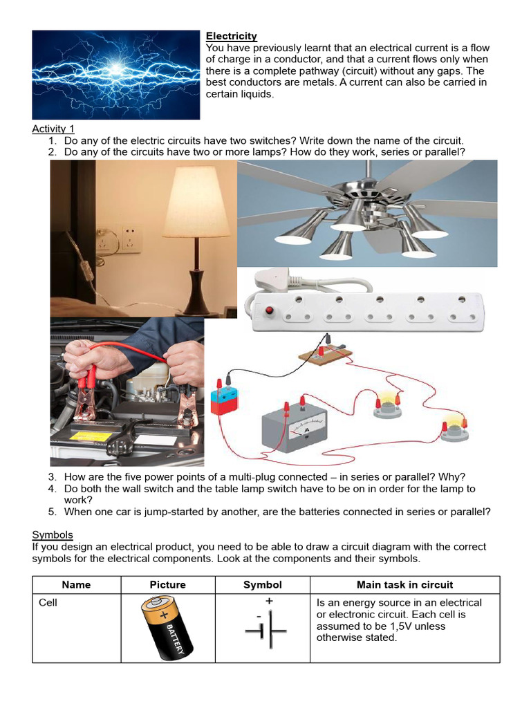 Electricity | PDF | Series And Parallel Circuits | Voltage
