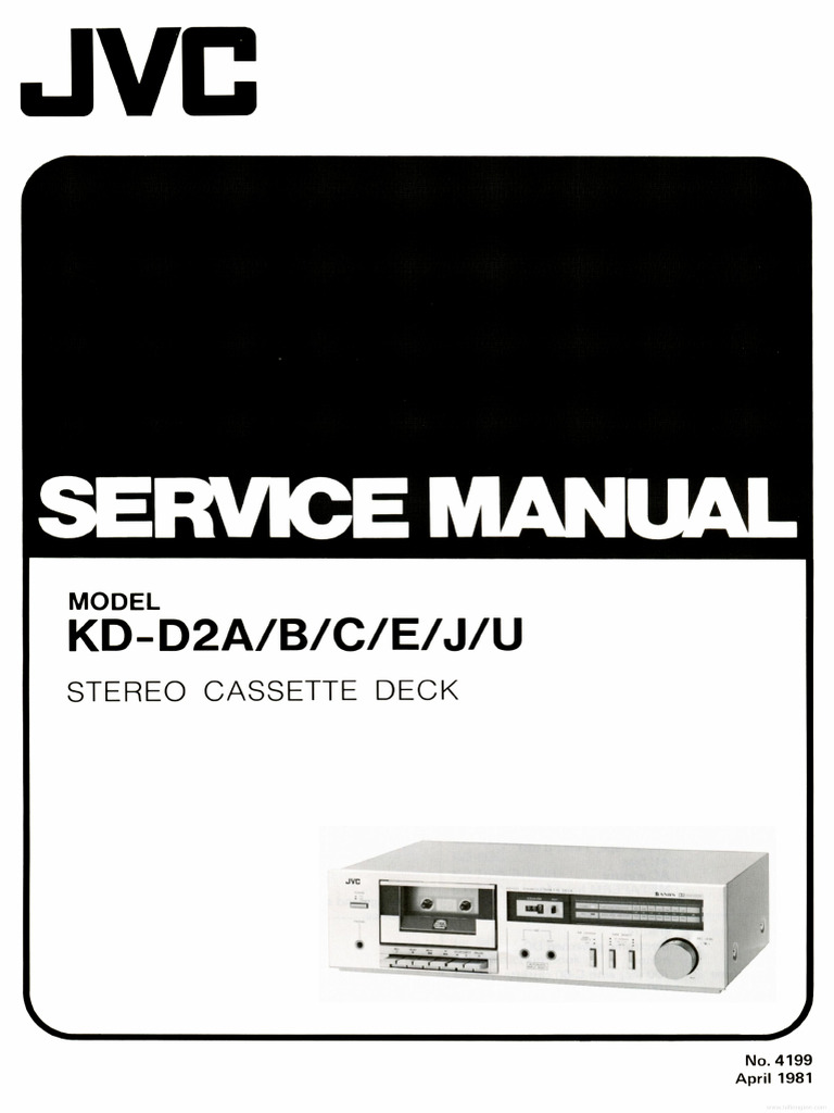 JVC KD-D2 Service Manual | PDF