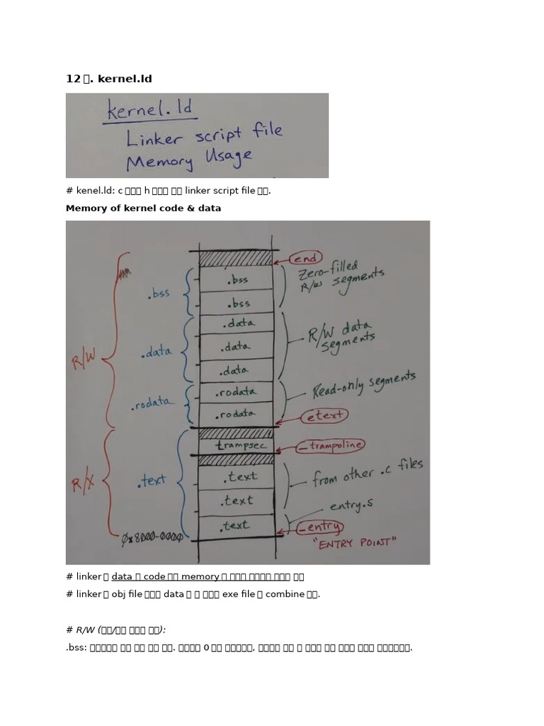 xv6 12강 LinkingKernel | PDF