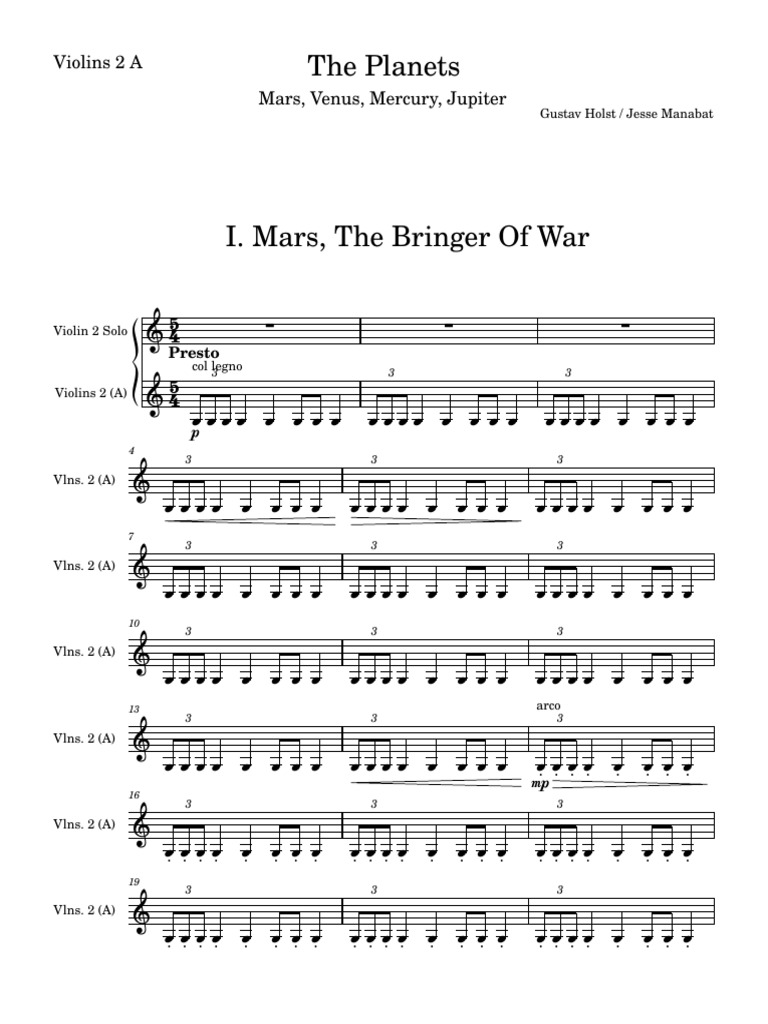 Untitled Score-Violins 2 - (Section) - Violins - (Section) | PDF | The ...