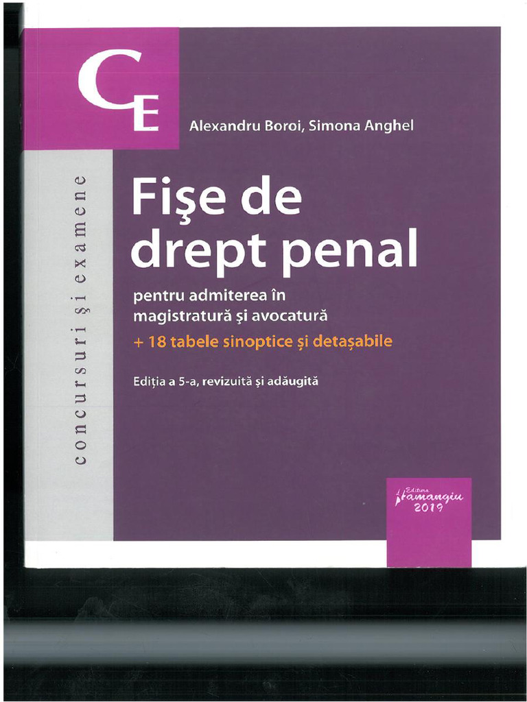 Fise Drept Penal | PDF
