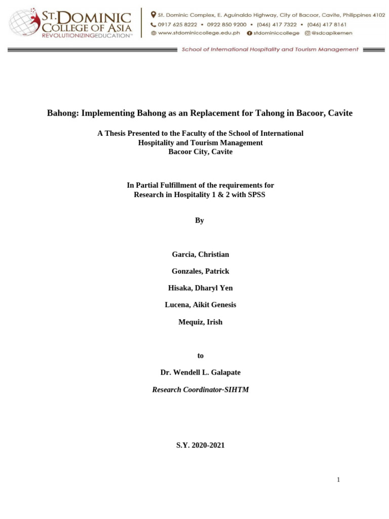Bahong Manuscript | PDF | Survey Methodology | Mussel