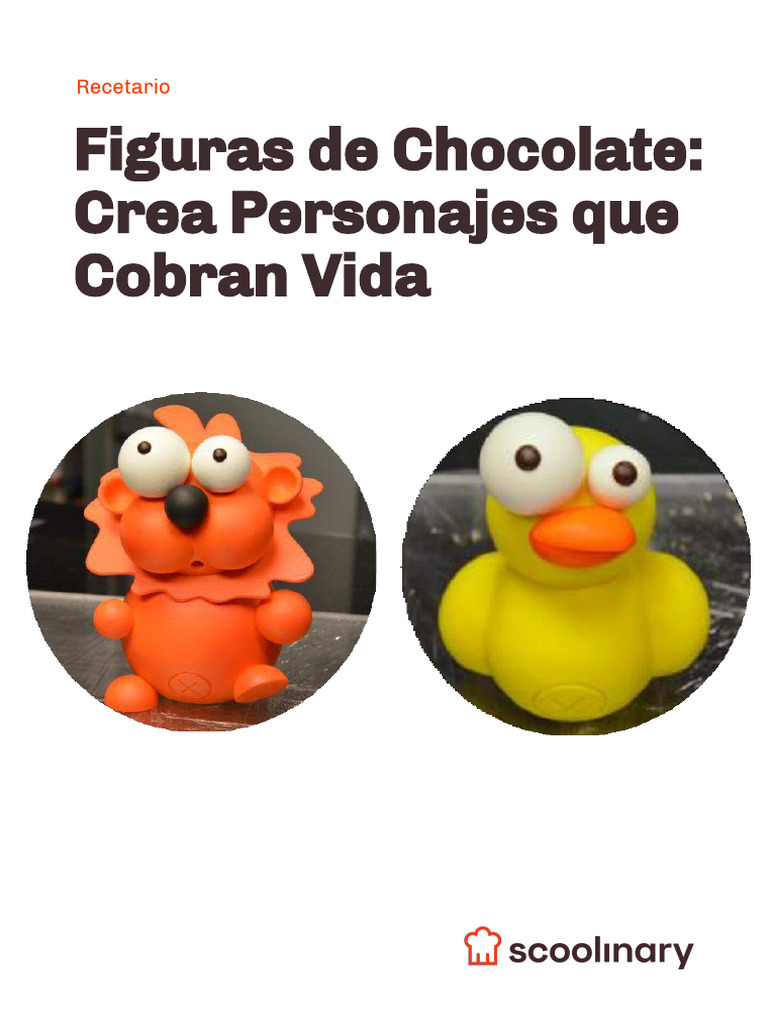 Recetas para Hacer Figuras de Chocolate | PDF | Theobroma | Chocolate