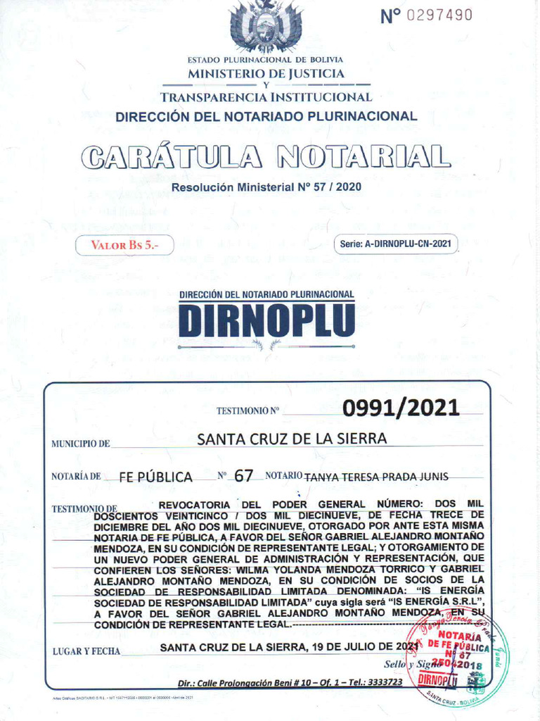 Documento Notarial | PDF