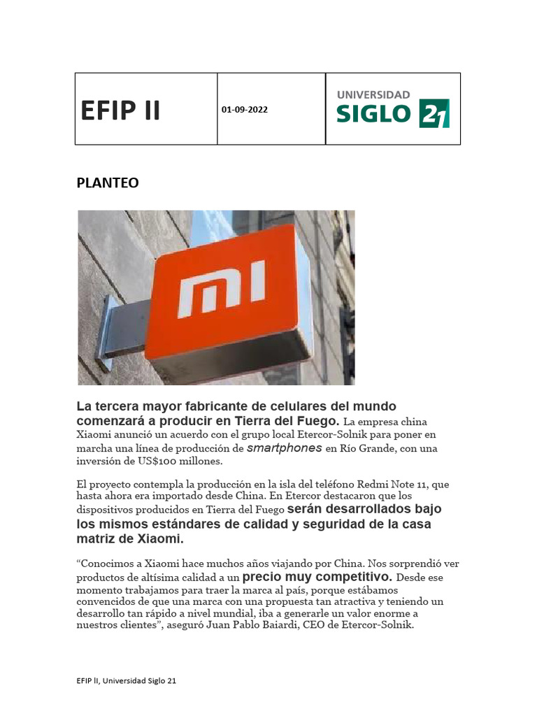 Caso XIAOMI | PDF | Xiaomi | China