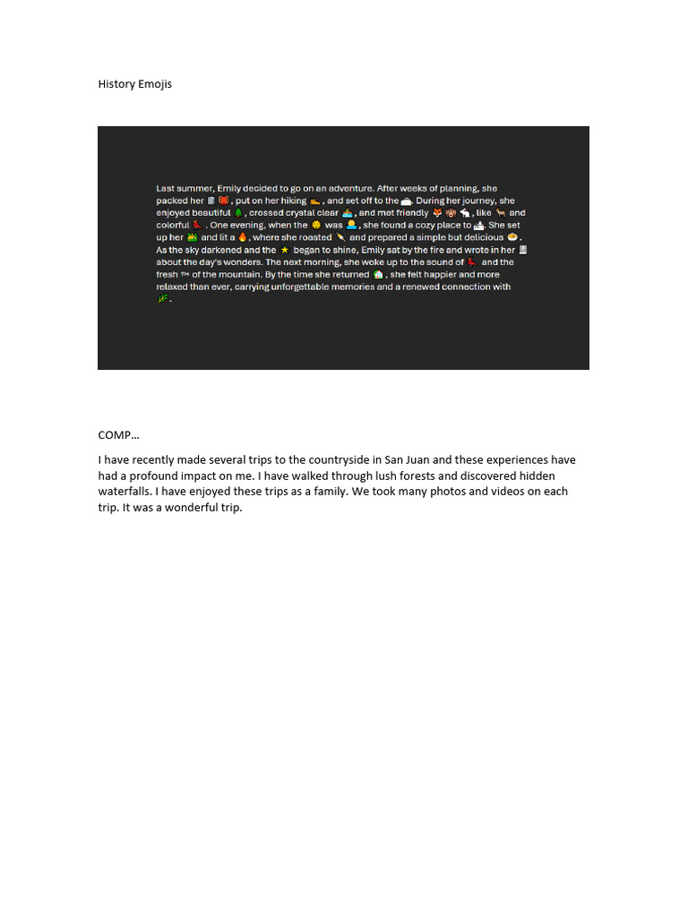History Emoji, Comp | PDF | Art