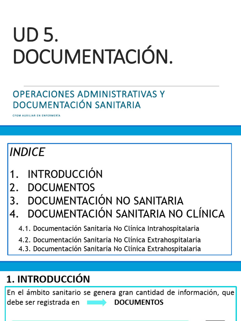 Ud5. Documentación | PDF | Hospital | Farmacia