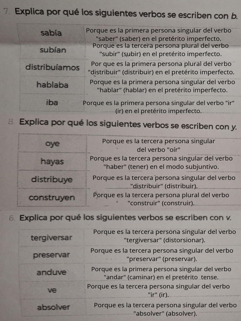 Verbos | PDF | Artes del Lenguaje y Comunicación | Estudios de idiomas ...