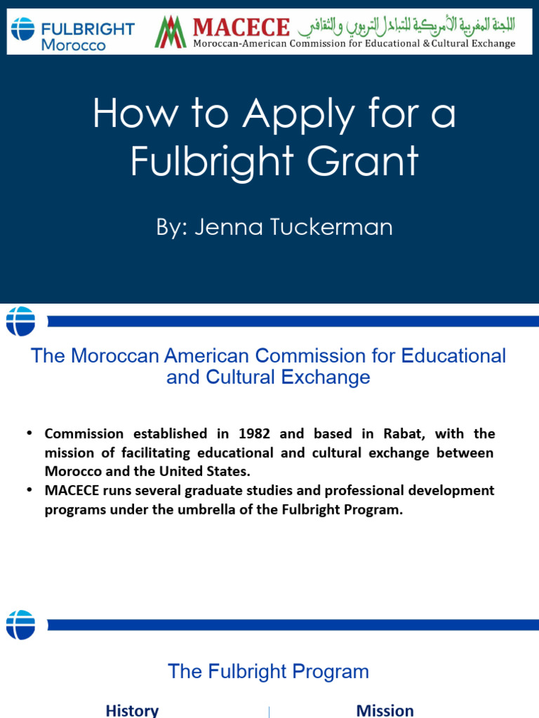 Fulbright Presentation | PDF