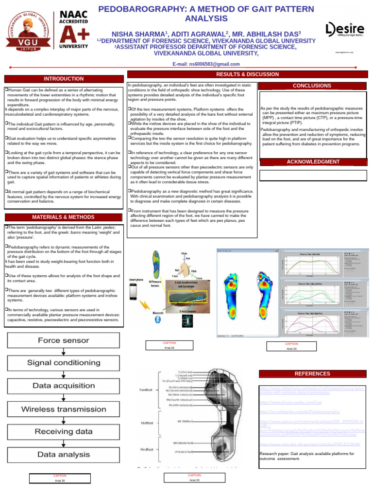 pedobarography | PDF | Foot | Medical Specialties