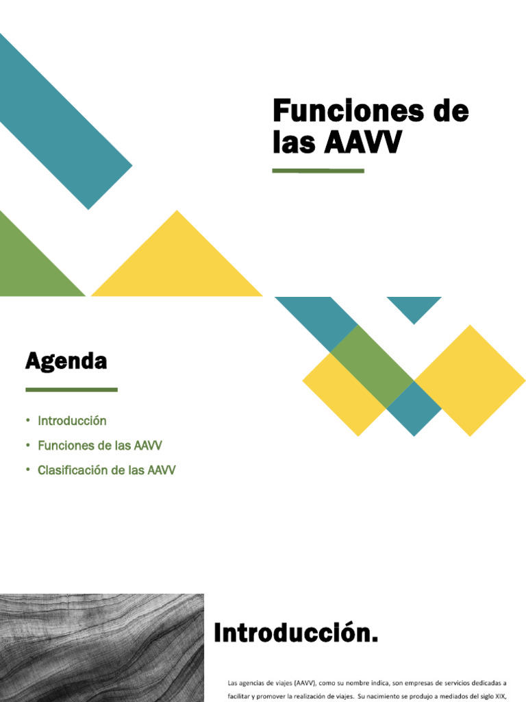 Funciones y Clasificación de AAVV | PDF