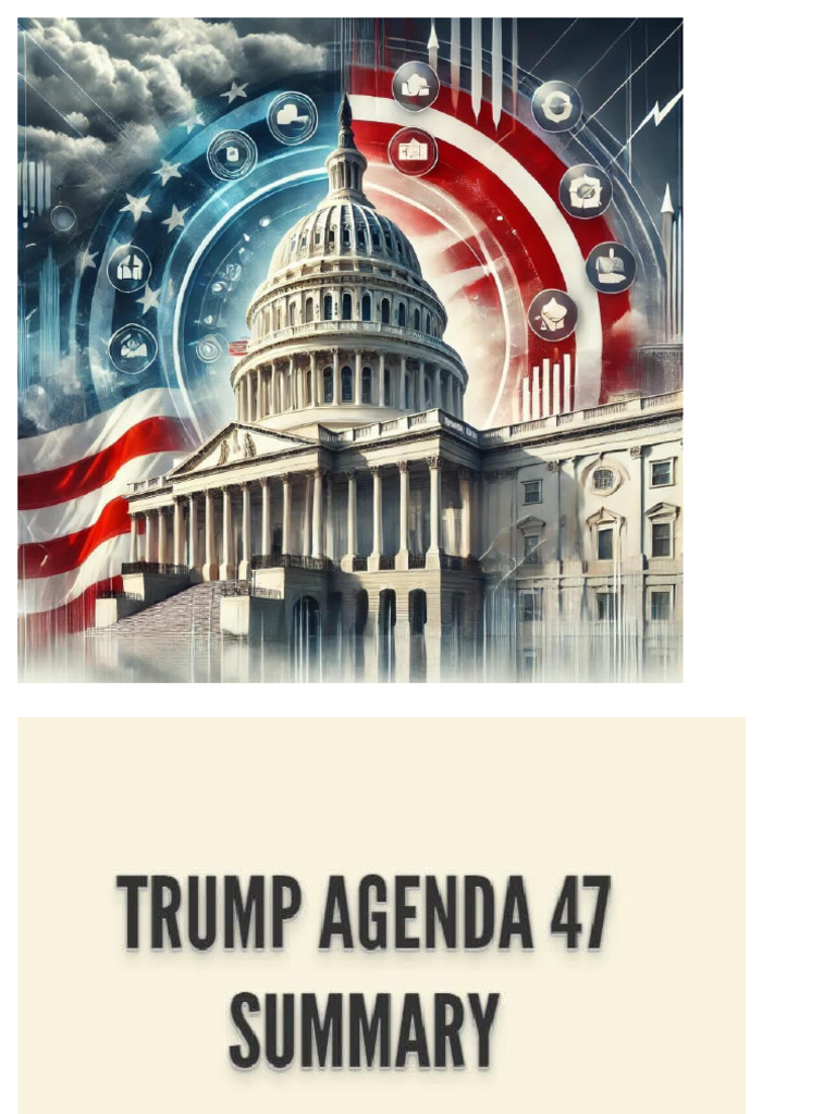 Agenda 47 Summary - Trump Agenda 47 Simplified | PDF