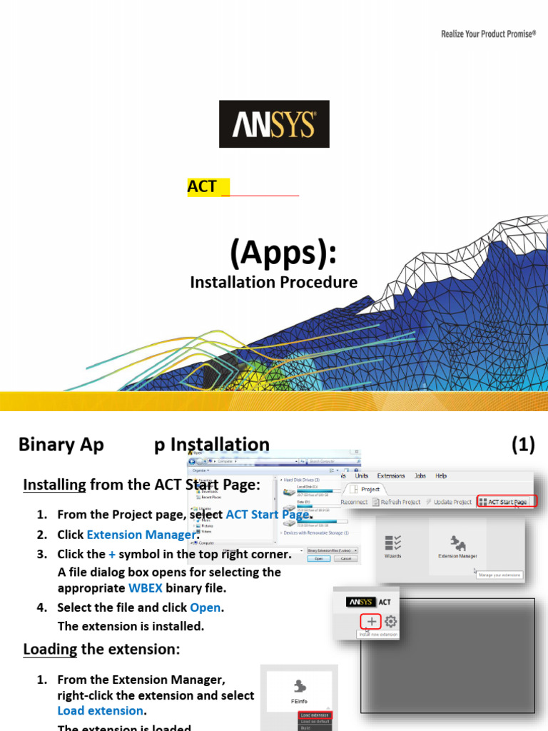 ACTExtension Installation Procedure | PDF | Directory (Computing) | Software Engineering