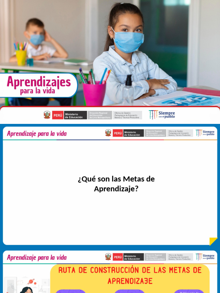 At Metas de Aprendizaje | PDF | Aprendizaje | Enseñando