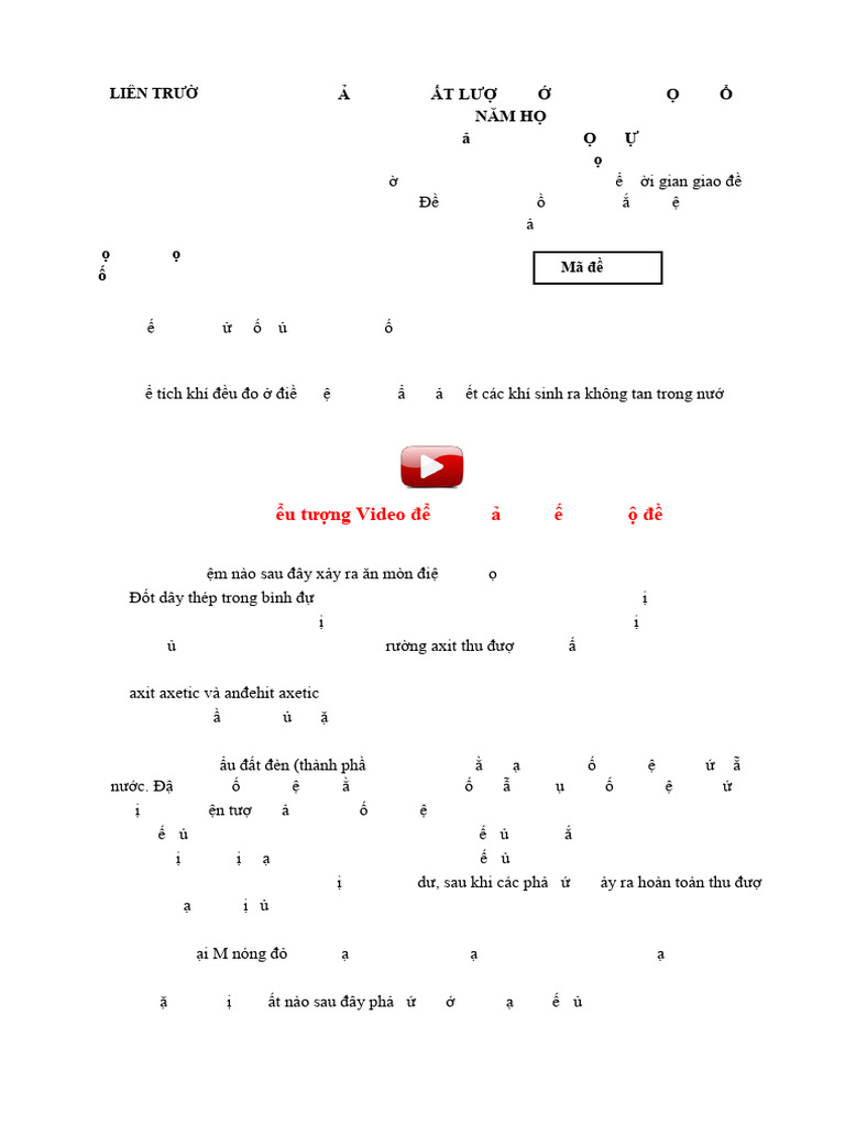 Cac de Luyen Thi | PDF