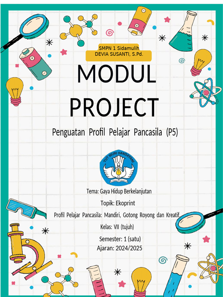 Modul Projek Modul P5 Ekoprint Fase D 2024 | PDF