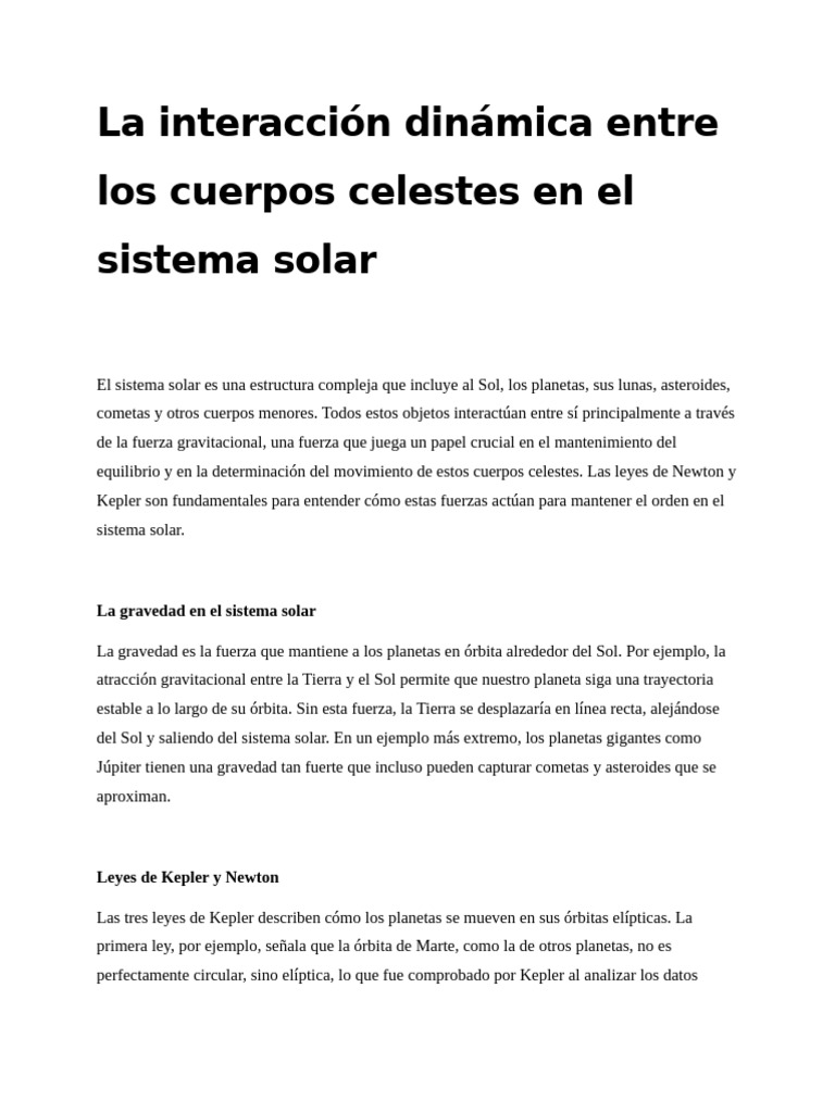 Ensayo de Física. Sairy | PDF | Gravedad | Orbita