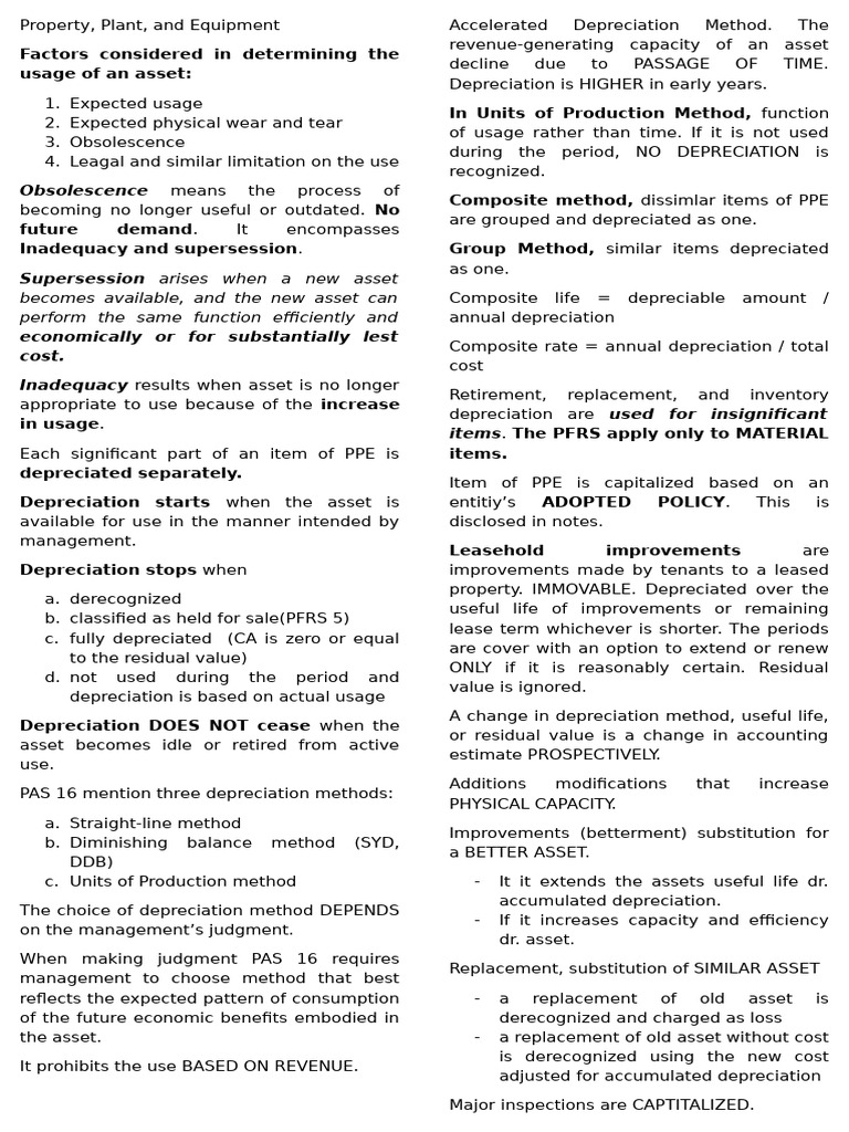 Property | PDF | Depreciation | Financial Economics