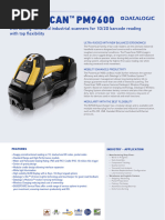 SR-2000W 1D/2D Code Reader Specs | PDF