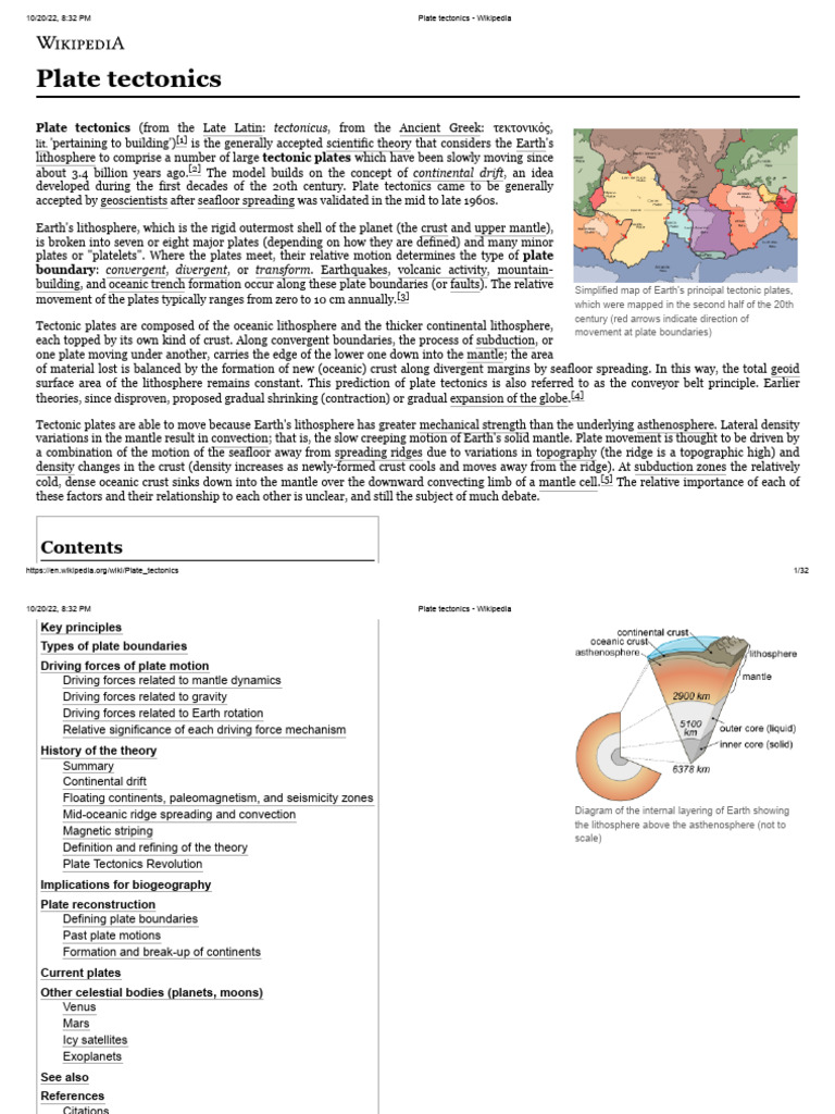 Understanding Plate Tectonics Basics | PDF | Plate Tectonics | Applied ...