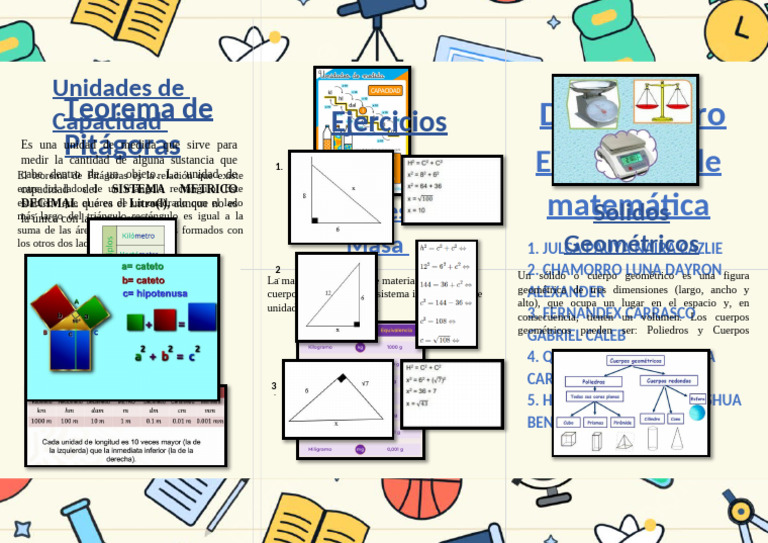 Triptico Listo Dia Del Logro | PDF | Geometría | Triángulo