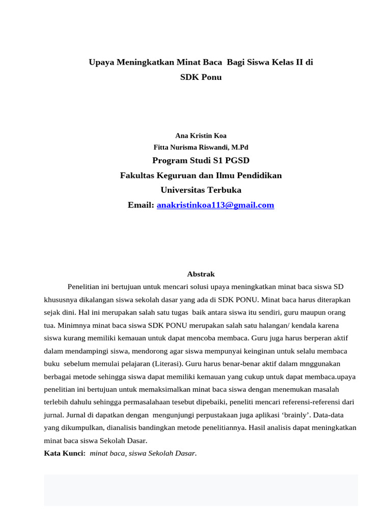 Ana Kristin Koa - Tugas 1 Karil - 859255896 | PDF