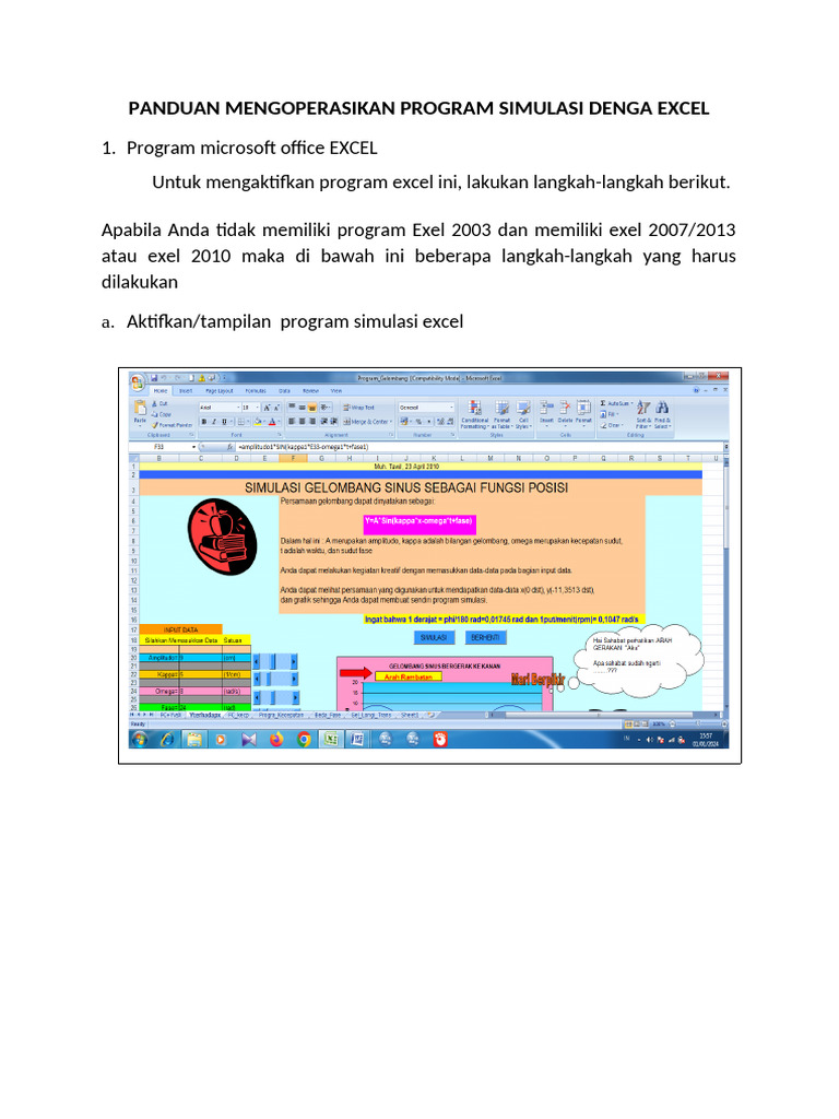 Panduan Mengoperasikan Program | PDF | Komputer