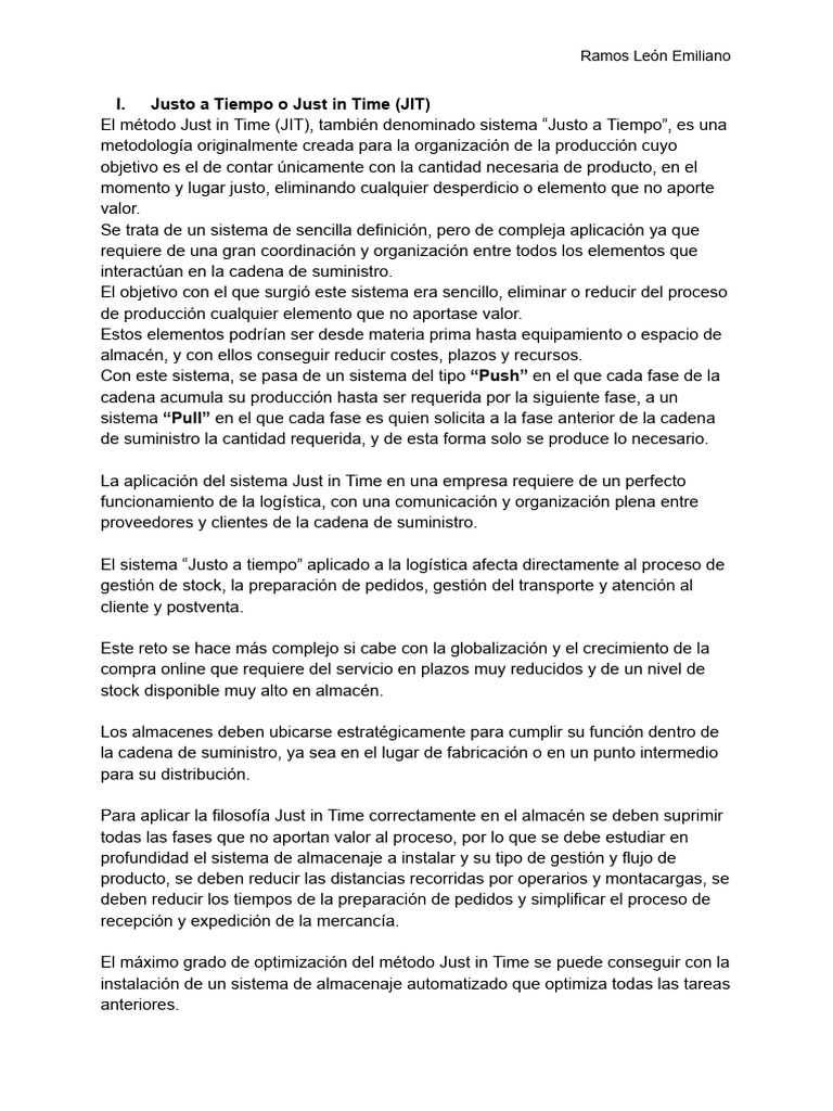 Tarea 12 - Sistema Inventario | PDF | Lean Manufacturing | Almacén