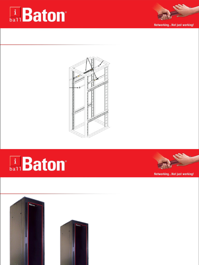 Network Rack Installation Guide | PDF | Door | Screw