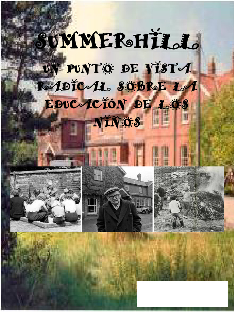 Summerhill, Un Punto de Vista Radical. Pl03 | PDF | Salud y bienestar