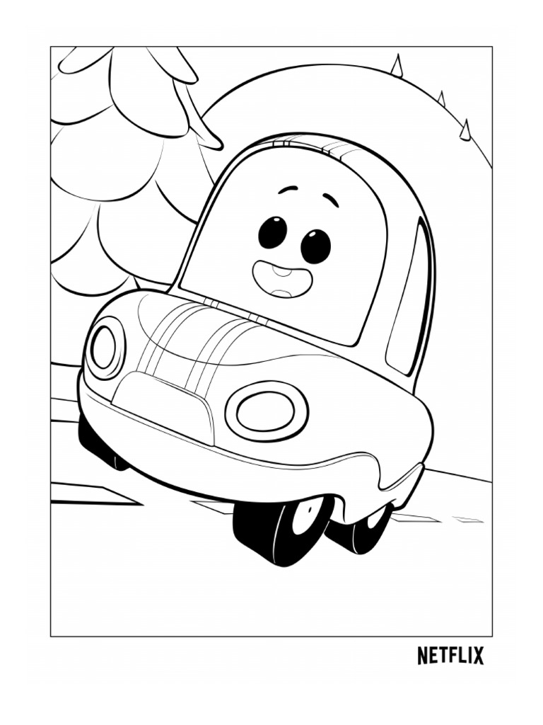 Netflix Coloring Page | PDF