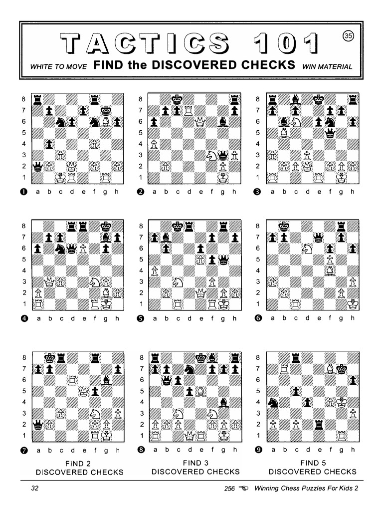 Winning Chess Puzzles For Kids Volume 2 (PDFDrive - Com) - 33-33 | PDF