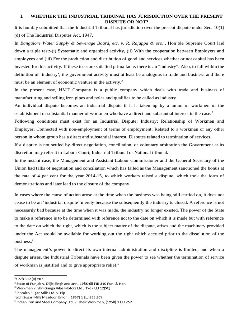 Arguments Advanced.. Petitioner | PDF | Salary | Employment