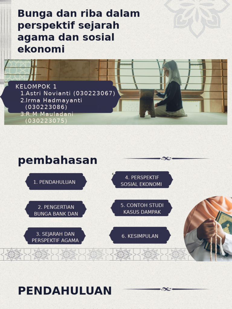 Bunga dan Riba: Perspektif Agama dan Ekonomi | PDF