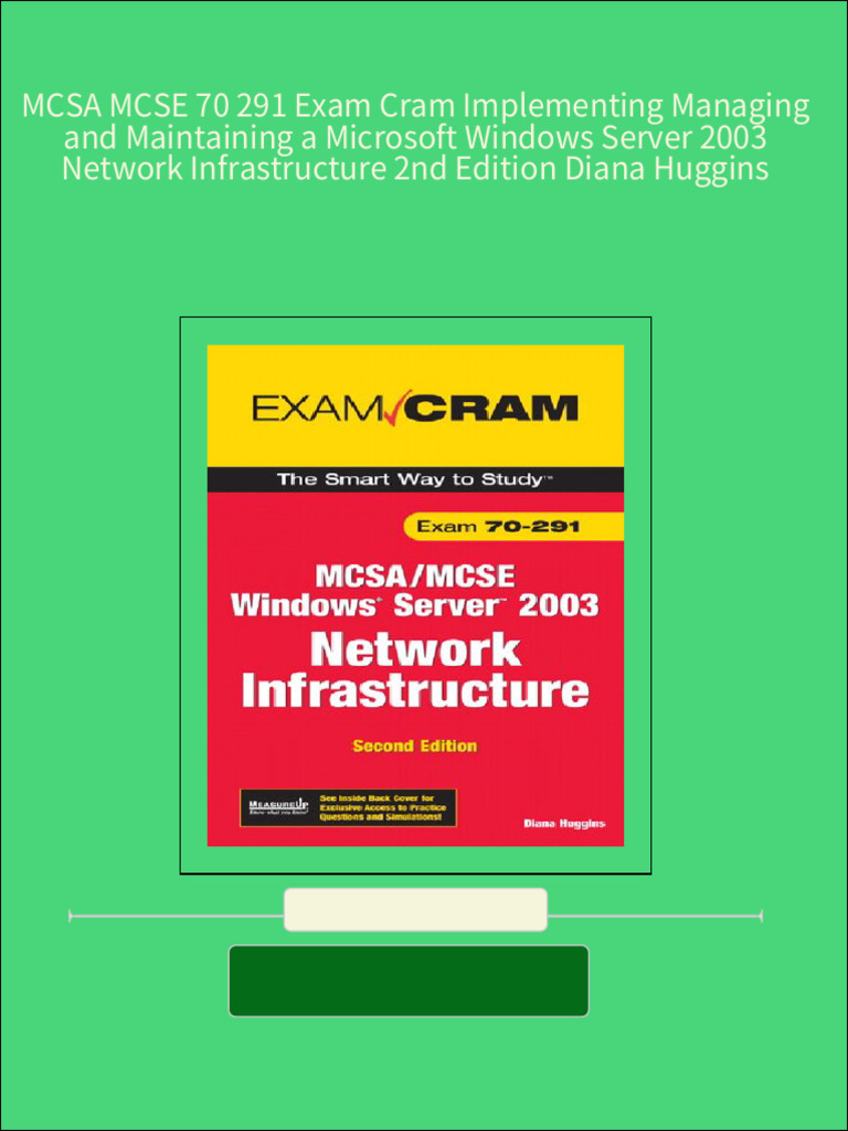 MCSA MCSE 70 291 Exam Cram Implementing Managing and Maintaining A ...