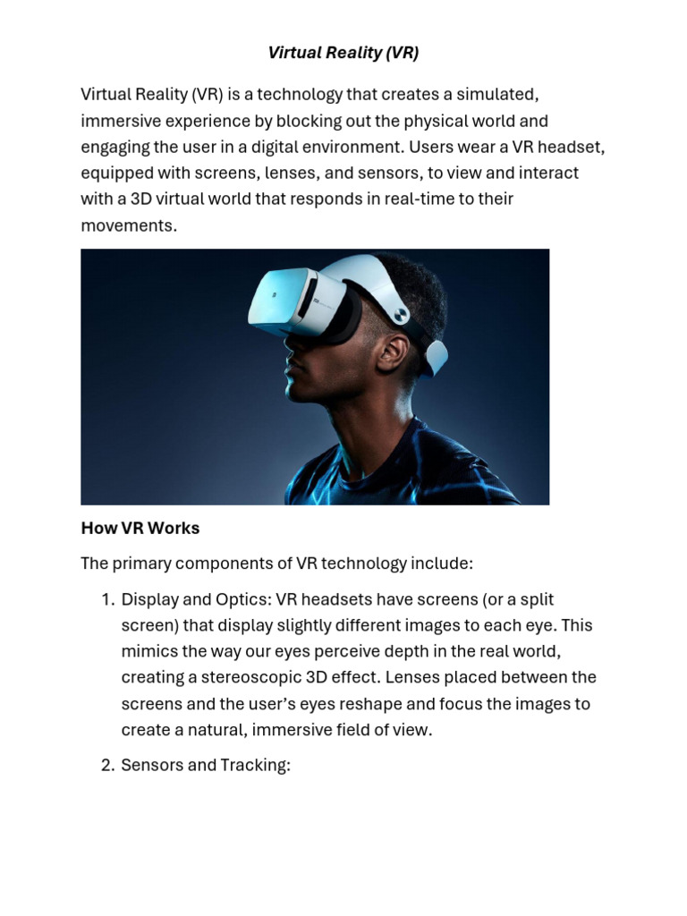 Virtual Reality | PDF | Virtual Reality | Simulation
