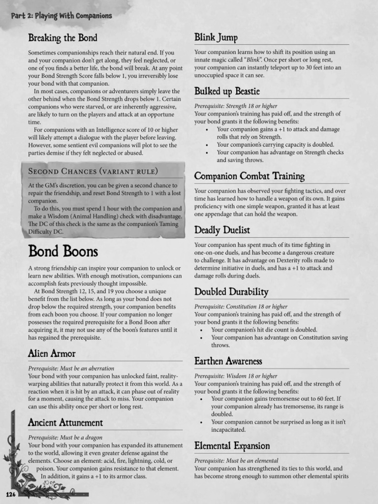 Stibbles Codex Bond Boons | PDF