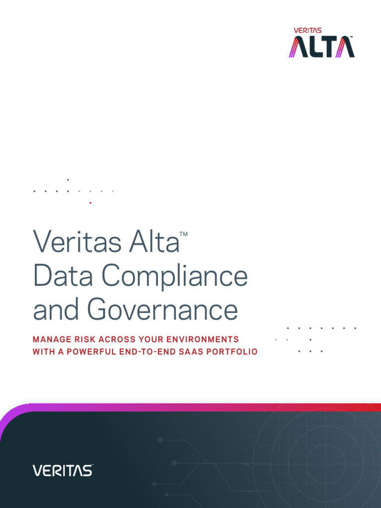 Alta Data Compliance and Governance Report | PDF | Regulatory ...
