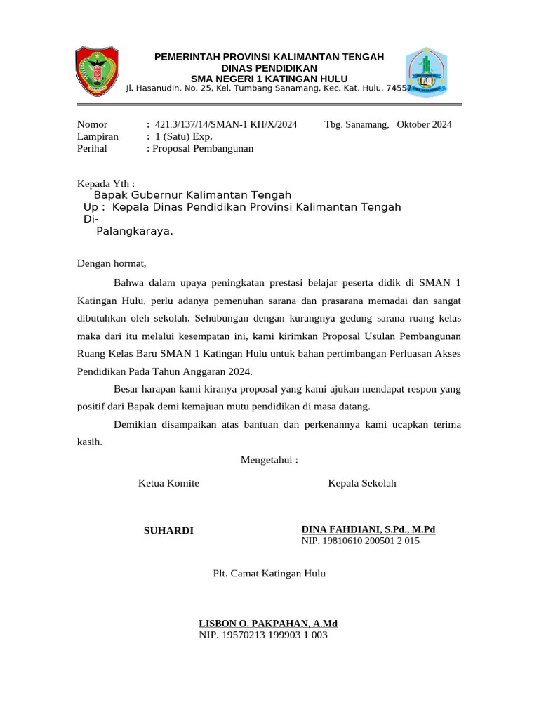 Proposal Ruangan | PDF | Perjalanan