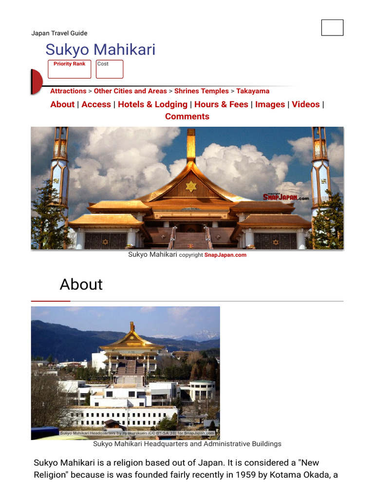Sukyo Mahikari Cult | PDF | Religious Faiths | Psychological Attitude