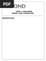 Gauss Contest Grade 7 Details 2025 | PDF | Number Theory | Arithmetic